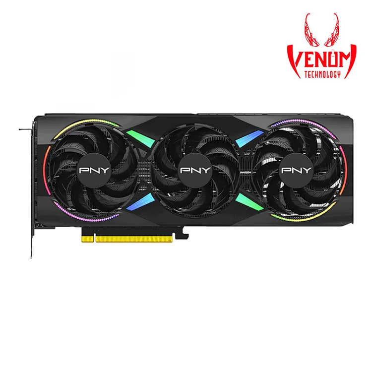 PNY EPIC X RGB GeForce RTX 5060 OC Edition Triple Fan 8GB GDDR7 Graphic ...