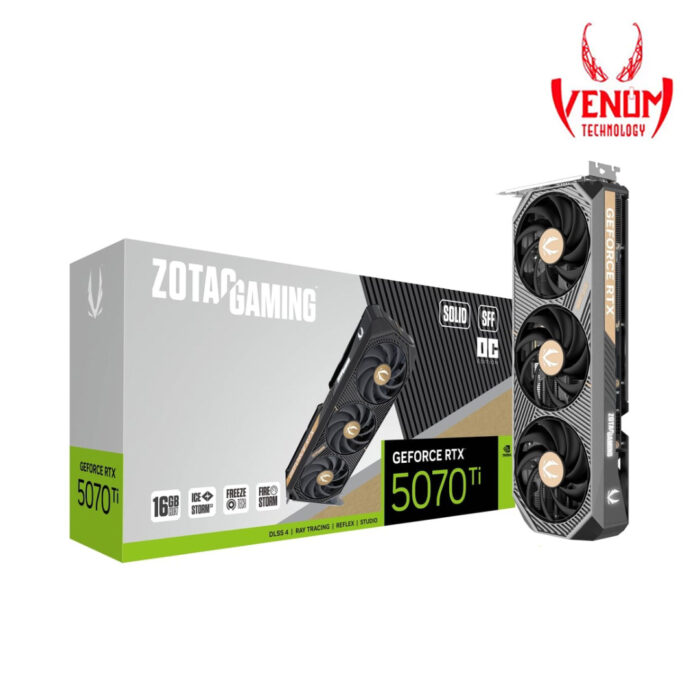 Zotac Gaming Geforce RTX 5070 TI Solid SFF OC 16GB 256bit GDDR7 Graphic ...